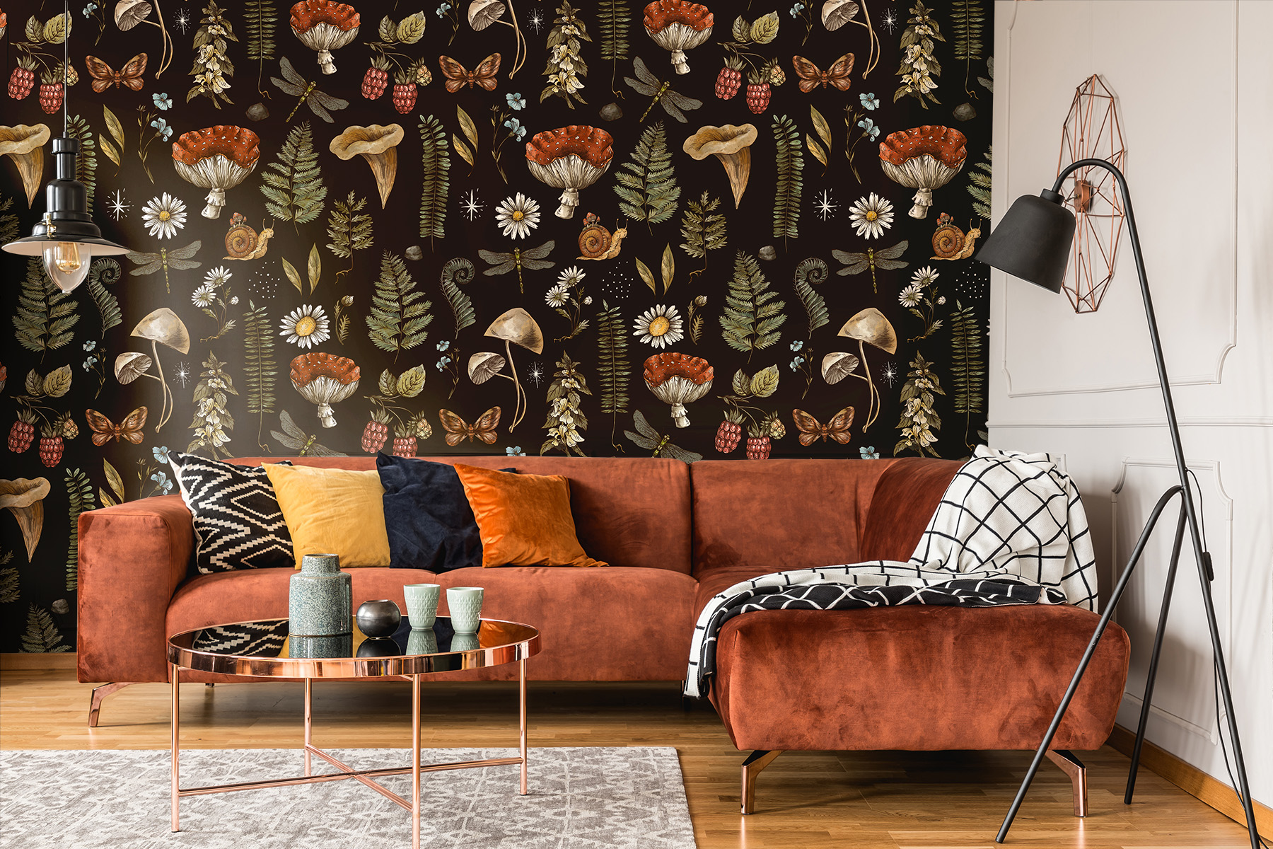 Jesienne tapety – 4 pomysły na aranżację wnętrza | Werandacountry.pl